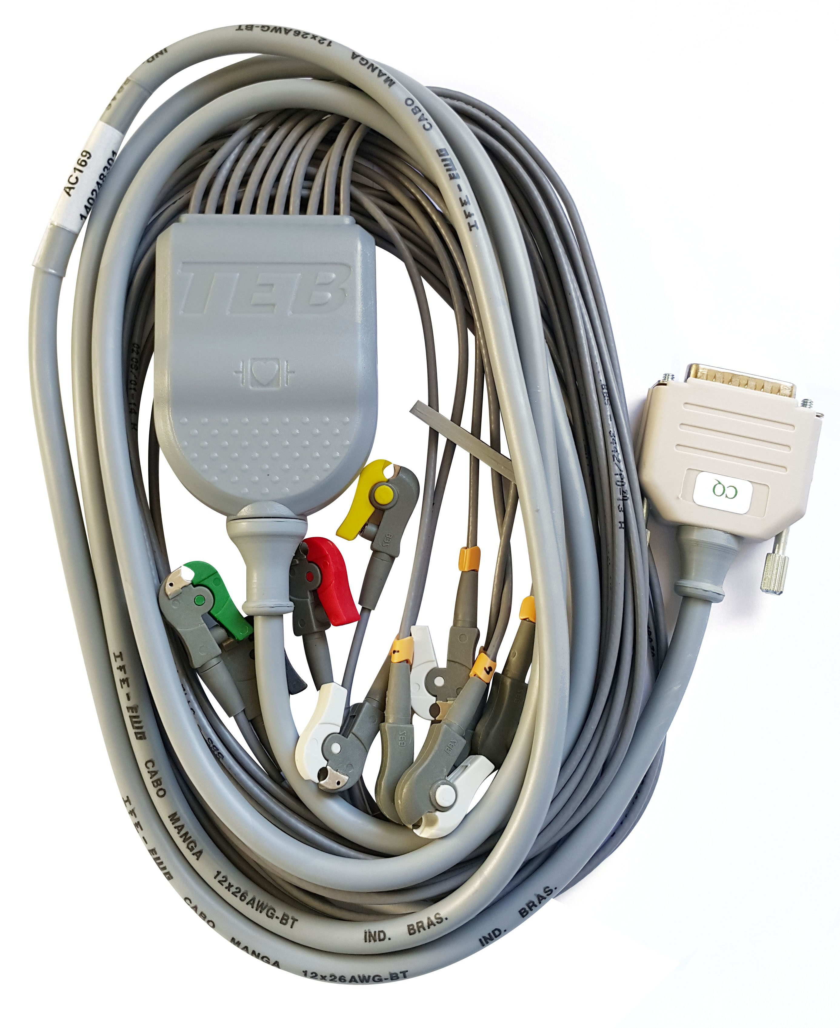 Cabo ECG 10 vias para ECGPC - TEB